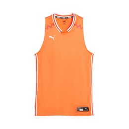 Puma Trikot 'Hoops Team Game' Herren Gr&ouml;&szlig;e XL hummer / hellorange / wei&szlig;