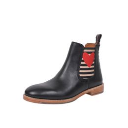 CRICK IT Crickit Chelsea Boot 'PALOMA' Damen Gr&ouml;&szlig;e 37 pfirsich / rot / schwarz Winterschuhe