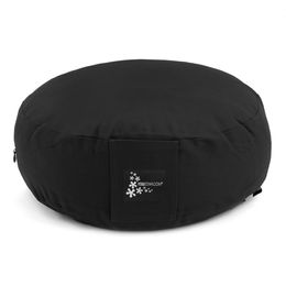 YOGISTAR.COM Meditationskissen Rund Herren Gr&ouml;&szlig;e XS/XL schwarz