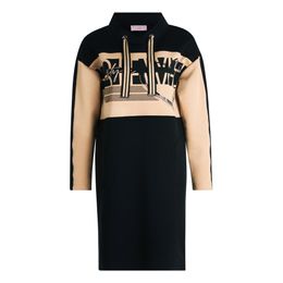 Betty Barclay Kleid Damen Gr&ouml;&szlig;e 42 beige / schwarz Winterkleid