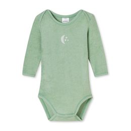 Schiesser Body 'Natural Love' Jungen Gr&ouml;&szlig;e 74 gr&uuml;n / wei&szlig;