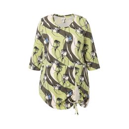 Ulla Popken Shirt Damen Gr&ouml;&szlig;e 5XL/6XL nude / khaki / pastellgr&uuml;n
