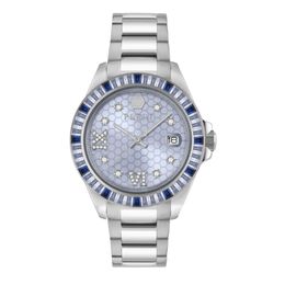Philipp Plein Watches Analoguhr 'Lady Empire' Damen Gr&ouml;&szlig;e One Size azur / silber