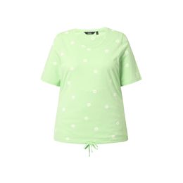 Ulla Popken Shirt Damen Gr&ouml;&szlig;e L/XL hellgr&uuml;n / wei&szlig;