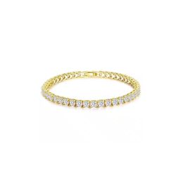 Rougemont Jewellery Armband Damen Gr&ouml;&szlig;e 18 cm gold / transparent