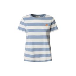 Pepe Jeans T-Shirt 'Jinx' Damen Gr&ouml;&szlig;e M taubenblau / wei&szlig;