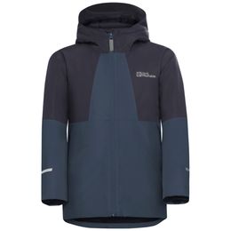 Jack Wolfskin Outdoorjacke Jungen Gr&ouml;&szlig;e 116 marine / silbergrau / schwarz