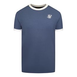SikSilk T-Shirt Herren Gr&ouml;&szlig;e S blau / wei&szlig;