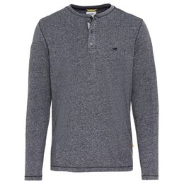 Camel Active Langarm Henleyshirt aus nachhaltigen Baumwollmix Herren Gr&ouml;&szlig;e M dunkelgrau