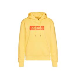 Smiler. Sweatshirt 'Buddy' Damen Gr&ouml;&szlig;e M gelb / rot