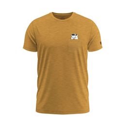Forsberg T-Shirt 'Coolson' Herren Gr&ouml;&szlig;e XL karamell / schwarz / wei&szlig;