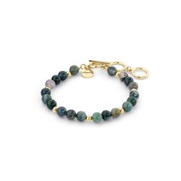 Tamaris Armband Damen Gr&ouml;&szlig;e One Size gold / oliv / smaragd / jade