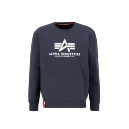 Alpha Industries Sweatshirt 'Basic Logo' Herren Gr&ouml;&szlig;e 4XL navy