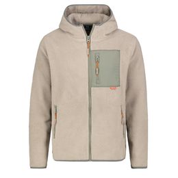 Sublevel Fleecejacke Herren Gr&ouml;&szlig;e XL beige / jade