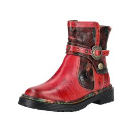 Laura Vita Stiefelette Damen Gr&ouml;&szlig;e 42 bordeaux / weinrot Winterschuhe