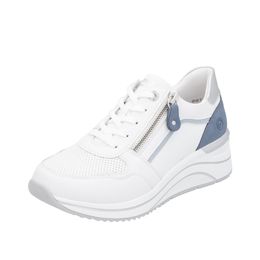 Remonte Sneaker 'D0T10' Damen Gr&ouml;&szlig;e 41 dunkelblau / silber / wei&szlig;