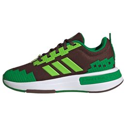adidas Sportswear Sneaker 'Adidas x Minecraft' Jungen Gr&ouml;&szlig;e 35.5 braun / gr&uuml;n / apfel