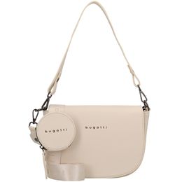 Bugatti Schultertasche 'Almata' Damen Gr&ouml;&szlig;e One Size creme / schwarz