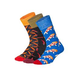 DillySocks Socken 'Food Enthusiast' Damen Gr&ouml;&szlig;e 41/46 blau / anthrazit / khaki / rot / schwarz / wei&szlig;