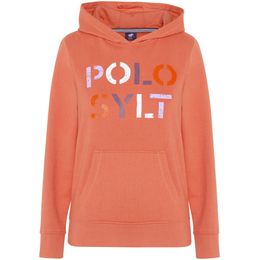 POLO SYLT Sweatshirt Damen Gr&ouml;&szlig;e S orange / dunkelrot / wei&szlig;