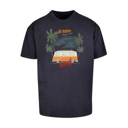 F 2 F2 T-Shirt 'Be Happy And Surf Bulli Sommer' Herren Gr&ouml;&szlig;e XXXL dunkelblau / gr&uuml;n / orange / rot / schwarz