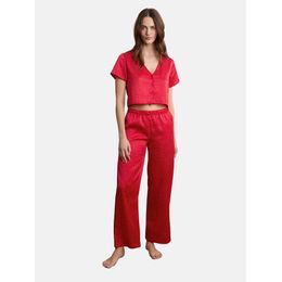 Etam Pyjamahose 'Mon Coeur' Damen Gr&ouml;&szlig;e S rot / wei&szlig; Winterkleid