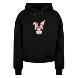 F4NT4STIC Sweatshirt 'Niedlicher Hase mit Schleife' Damen Gr&ouml;&szlig;e M sand / pink / schwarz / wei&szlig;