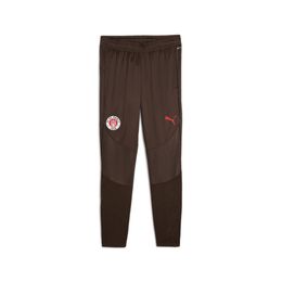 Puma Sporthose 'FC St. Pauli' Herren Gr&ouml;&szlig;e L braun / blutrot / wei&szlig;