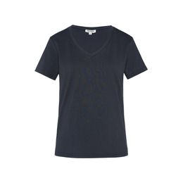 Senses.the Label Basic T-Shirt TA:VI mit V-Ausschnitt Damen Gr&ouml;&szlig;e XS dunkelblau
