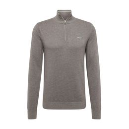 Gant Pullover Herren Gr&ouml;&szlig;e M graumeliert / wei&szlig;