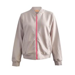 Liks. Munich Sweatjacke 'Patch Herzblume' Damen Gr&ouml;&szlig;e XL beige