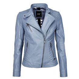 Maze Lederjacke 'Sally' Damen Gr&ouml;&szlig;e XL hellblau