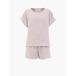 Amourlinen Pyjama 'Cloud Nine' Damen Gr&ouml;&szlig;e S creme Winterkleid