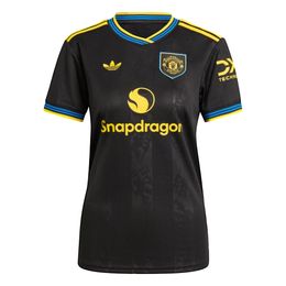 adidas Performance Trikot 'Manchester United 25/26' Damen Gr&ouml;&szlig;e XS/S azur / gelb / schwarz