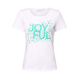 comma, COMMA Shirt Damen Gr&ouml;&szlig;e XS mint / wei&szlig;