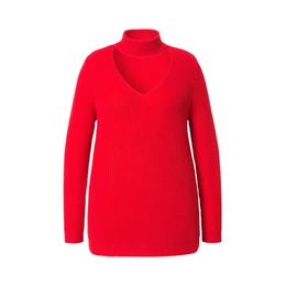 MIAMODA Pullover Damen Gr&ouml;&szlig;e XXXL/4XL neonrot