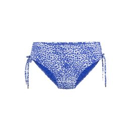 Lingadore Bikini Bottom Damen Gr&ouml;&szlig;e XL blau / naturwei&szlig;