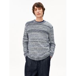 armedangels Strickpullover YARNMIX Herren Gr&ouml;&szlig;e XL blaumeliert