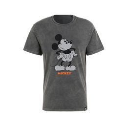 Recovered T-Shirt 'Disney Mickey Mouse Vintage' Damen Gr&ouml;&szlig;e XXL schwarz