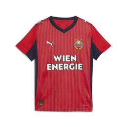 Puma Trikot 'SK Rapid Wien 25/26' Jungen Gr&ouml;&szlig;e 164 rot / schwarz / wei&szlig;