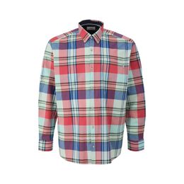 s.Oliver Men Big Sizes Hemd Herren Gr&ouml;&szlig;e XXL dunkelblau / mint / lachs / pastellrot