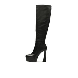 Kazar Studio Overknees Damen Gr&ouml;&szlig;e 38 schwarz Winterschuhe