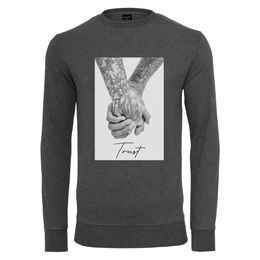 MT Men Sweatshirt 'Trust 2.0' Herren Gr&ouml;&szlig;e S grau / anthrazit / wei&szlig;