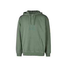 Cleptomanicx Kapuzensweatshirt 'Boxy Hooded Residence' Herren Gr&ouml;&szlig;e L dunkelgr&uuml;n