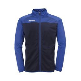 Kempa Sportsweatjacke Jungen Gr&ouml;&szlig;e 128 blau / marine / wei&szlig;