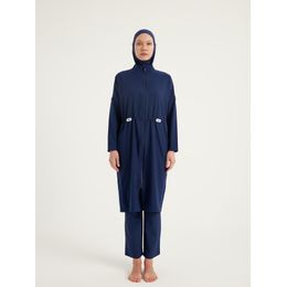 Marina Badeanzugkleid 'Marina Aufschrift M2507-2' Damen Gr&ouml;&szlig;e L/XL marine