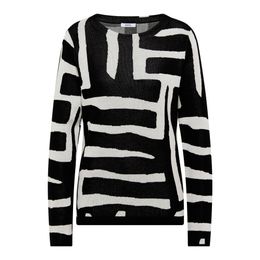 Cecil Pullover Damen Gr&ouml;&szlig;e M schwarz / wei&szlig;