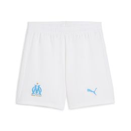Puma Sportshorts 'Olympique de Marseille 25/26' Jungen Gr&ouml;&szlig;e 152 hellblau / wei&szlig;