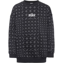 Nike Sportswear Sweatshirt 'CLUB' M&auml;dchen Gr&ouml;&szlig;e 158/164 grau / schwarz