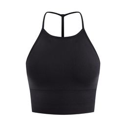 Smilodox Top Maria Solid Strap Light Support Damen Gr&ouml;&szlig;e S schwarz